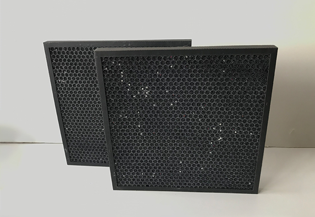 406*406*25mm air purifier two side honeycomb activated carbon panel air ...