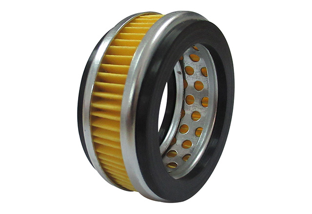 Custimized oblate pleated paper oil filter